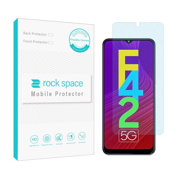 گلس سامسونگ F42 5G مدل نانو هیدروژل مات آنتی بلو برند راک اسپیس